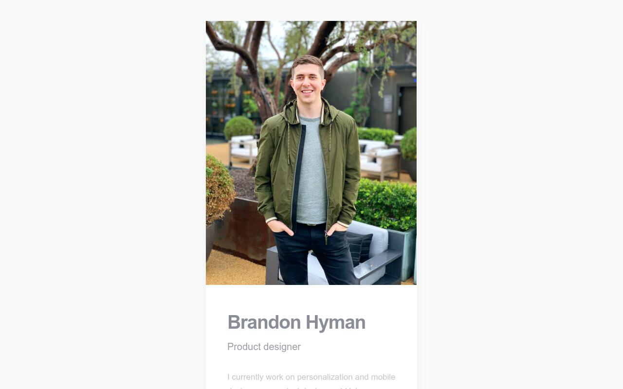 Brandon Hyman / product designer
